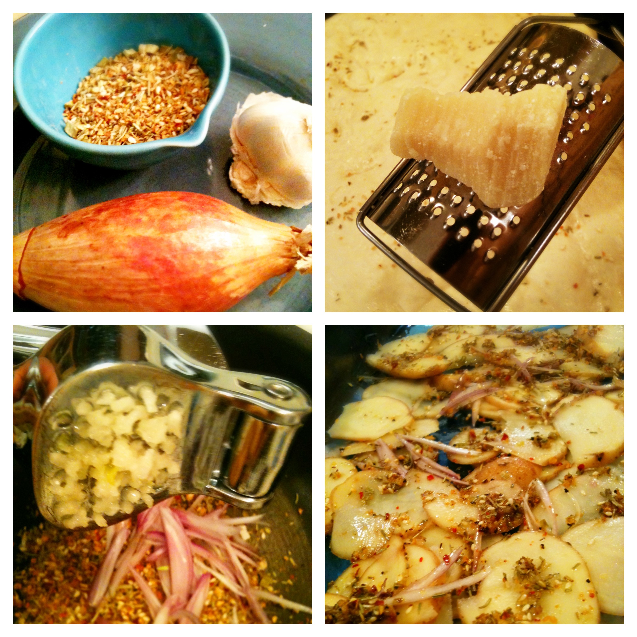 Potato Shallot Focaccia – GeorgieCakes