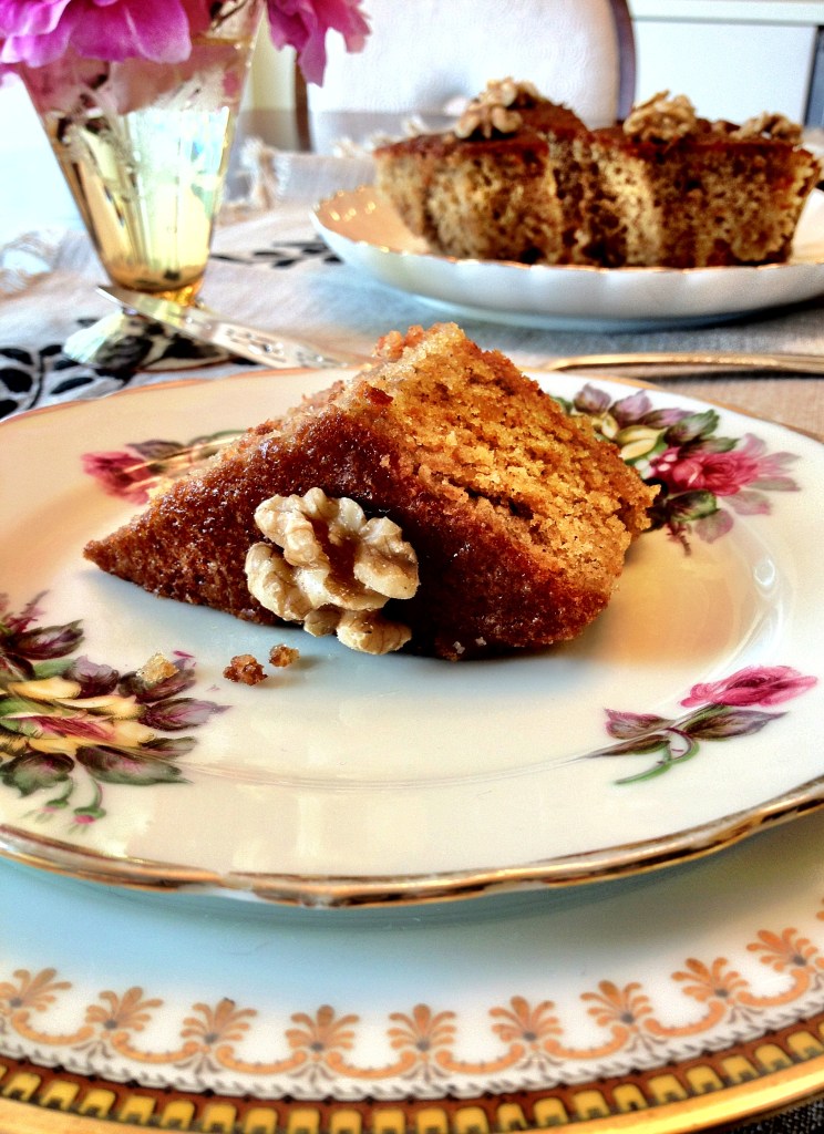 Greek Walnut Sponge Cake: Karithopita – GeorgieCakes