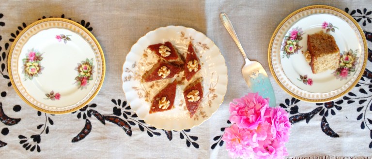 Greek Walnut Sponge Cake: Karithopita – GeorgieCakes